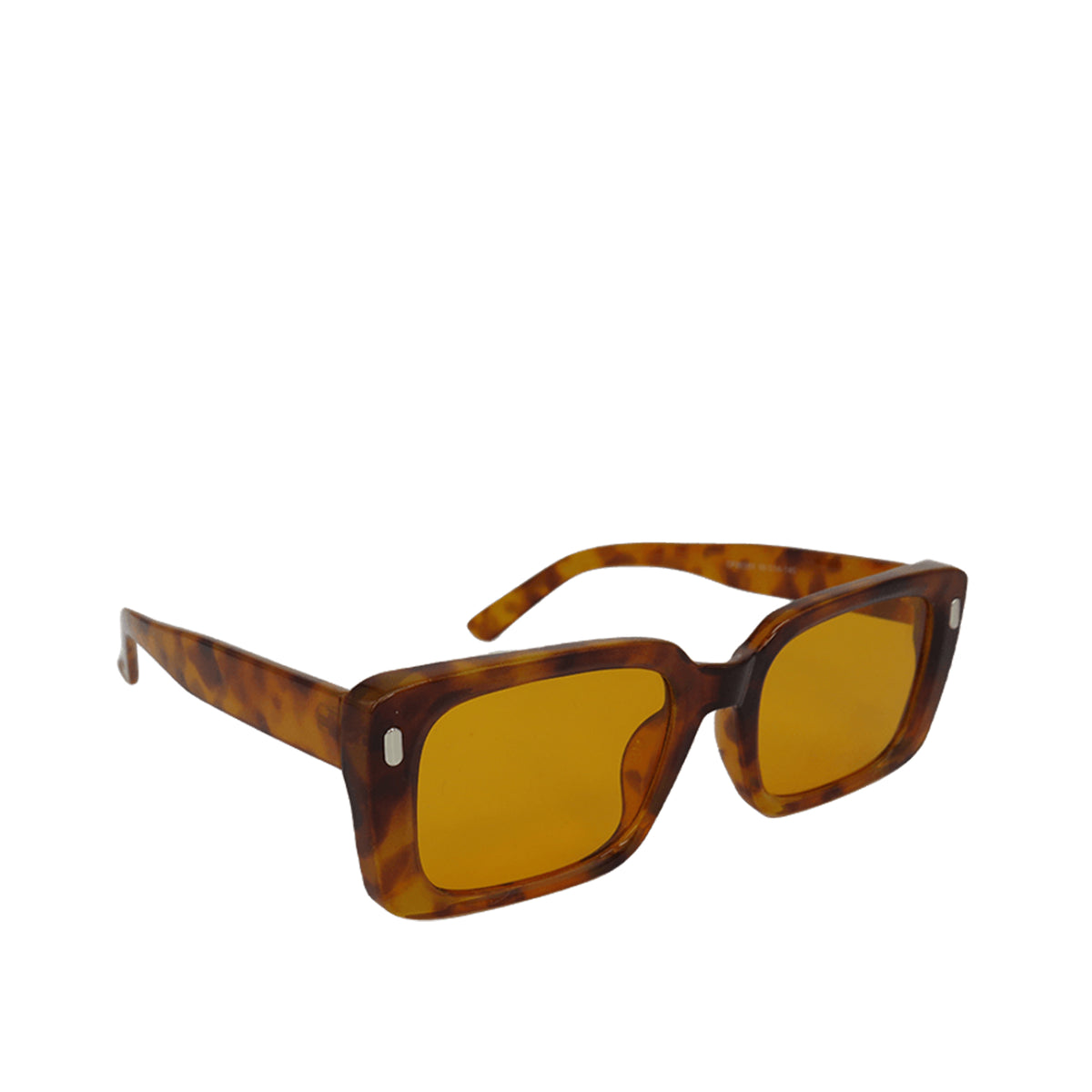 Rectangle Sunglasses With Orange Tint Lens My Accessories London
