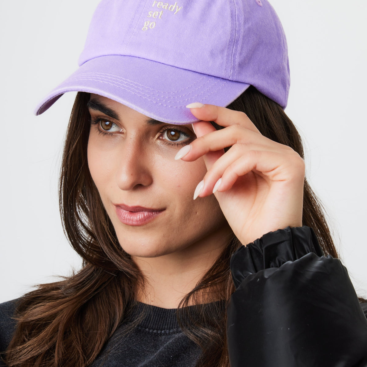 Lilac Baseball Cap in Lilac | My Accessories London